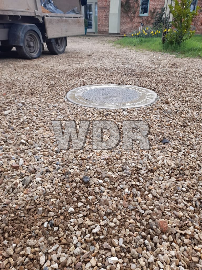 New Manhole Cover Oxborough - Watlington Drain Renovations