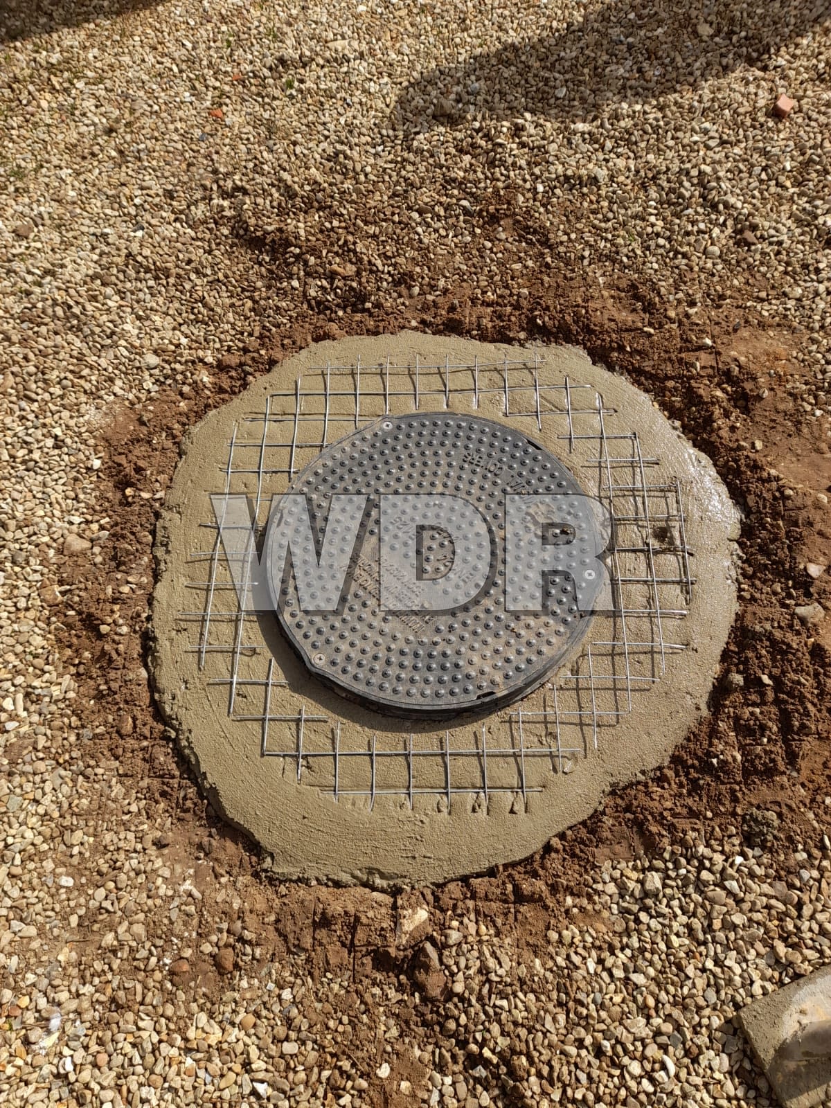 New Manhole Cover Oxborough - Watlington Drain Renovations